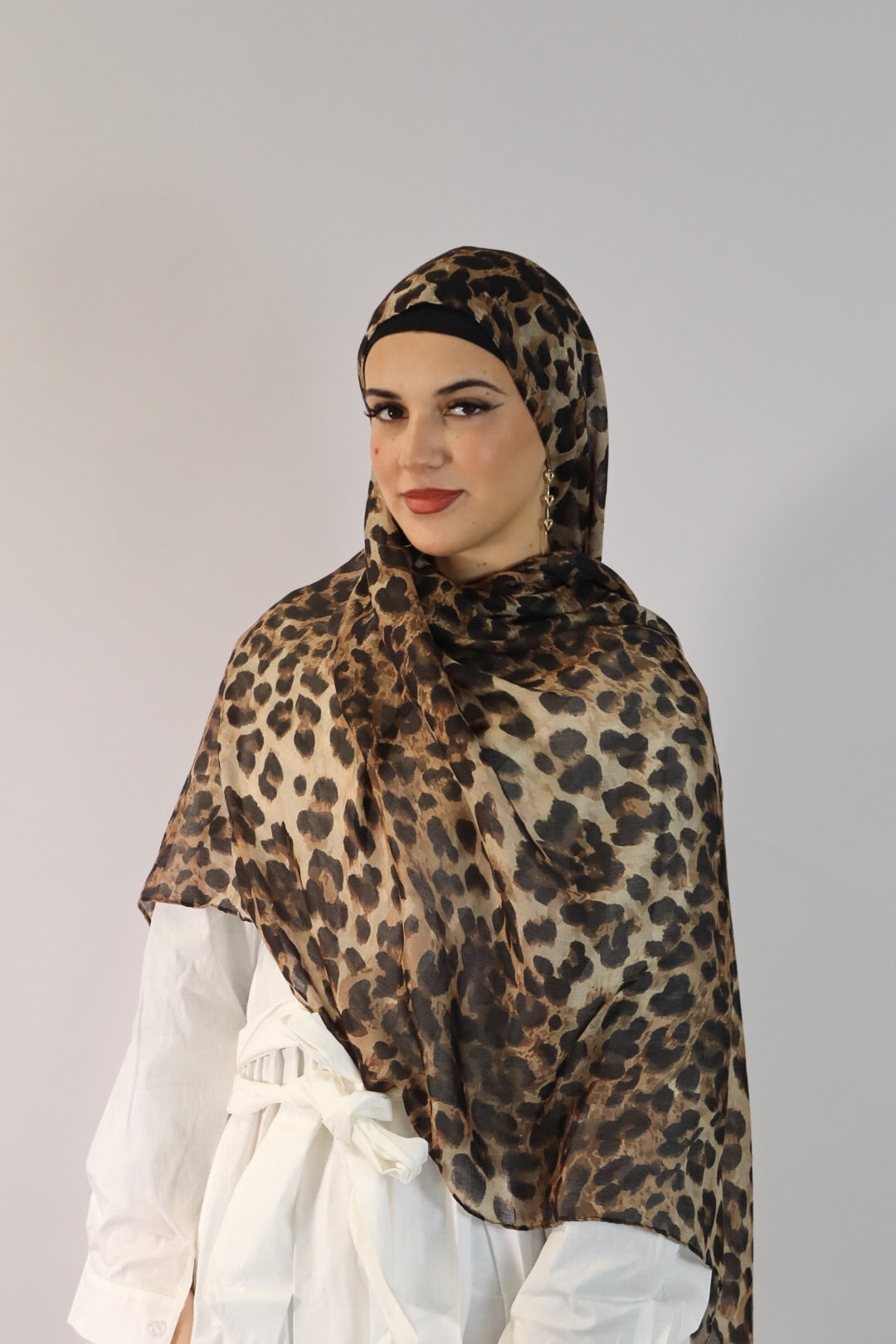 Printed Modal Hijab - Leopard – Parladusa